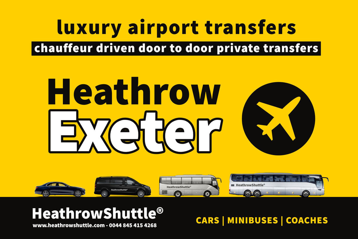 Heathrow (LHR) to Exeter Transfers